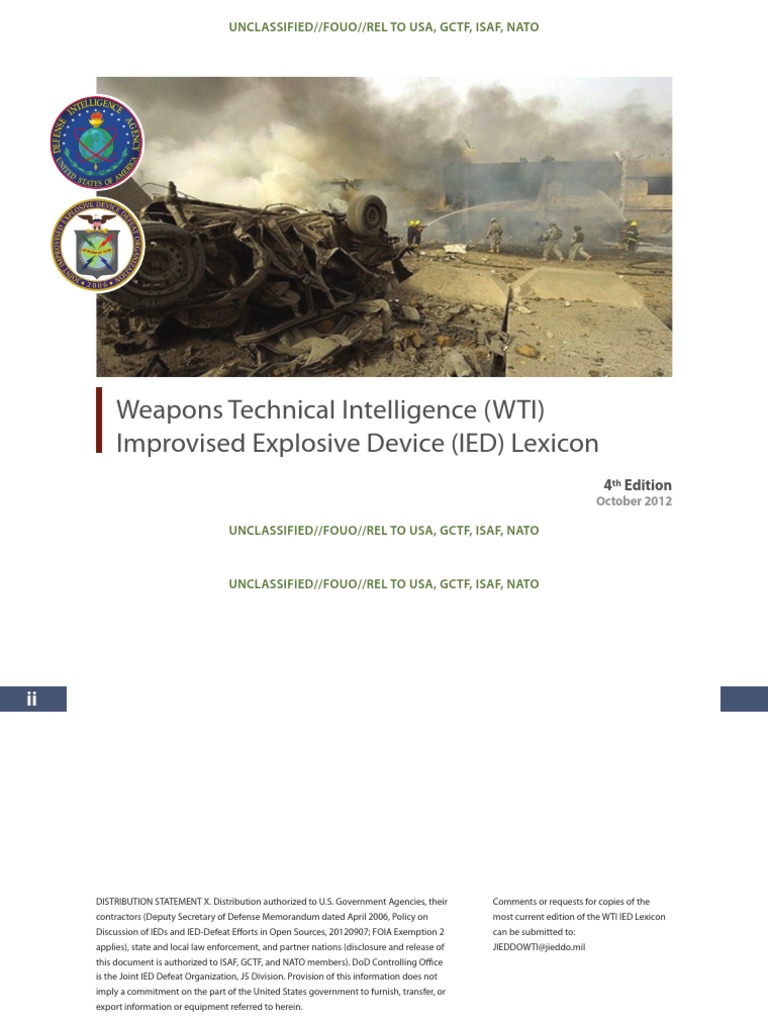 WTI Lexicon 2012 | PDF | Improvised Explosive Device | Switch