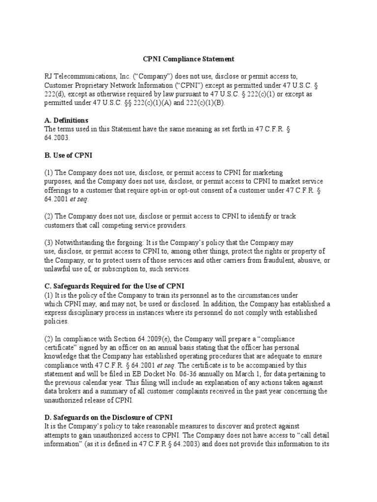 Cpni Comp RJ 2013 | Download Free PDF | Security | Business