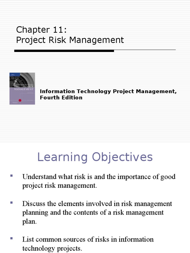 Chap 11 Risk Management | PDF | Risk Management | Risk