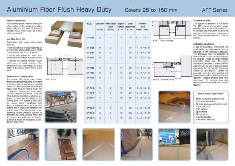 Heavy Duty Aluminium Floor Covers | PDF | Technology & Engineering