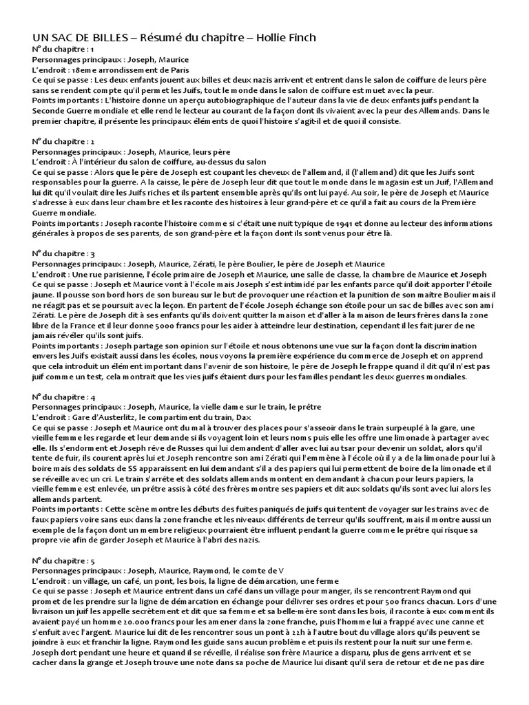 UN SAC de BILLES | PDF | Troubles | Politiques (Général)