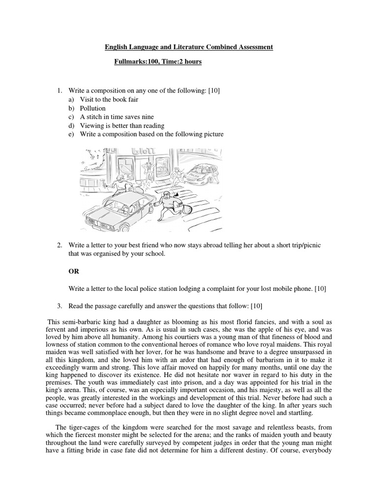 English Language Assessment | PDF