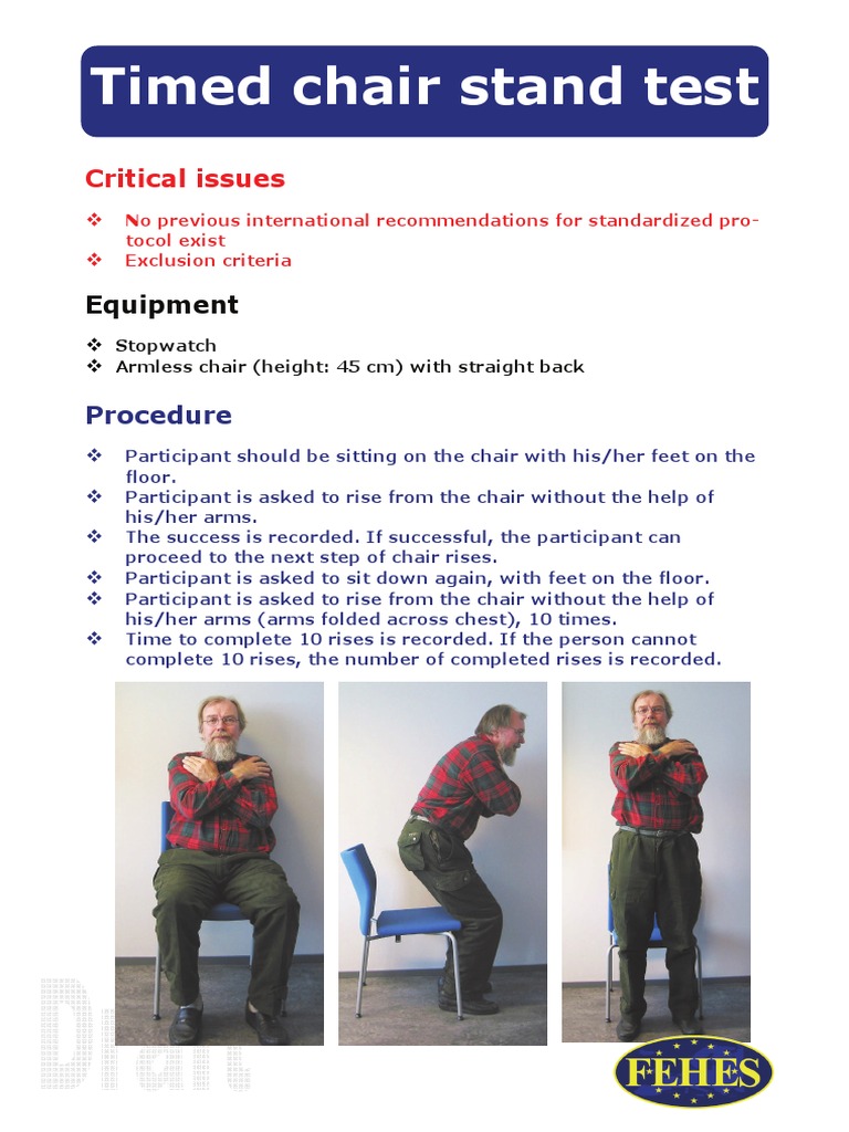 Timed Chair Stand Upactsheet | PDF