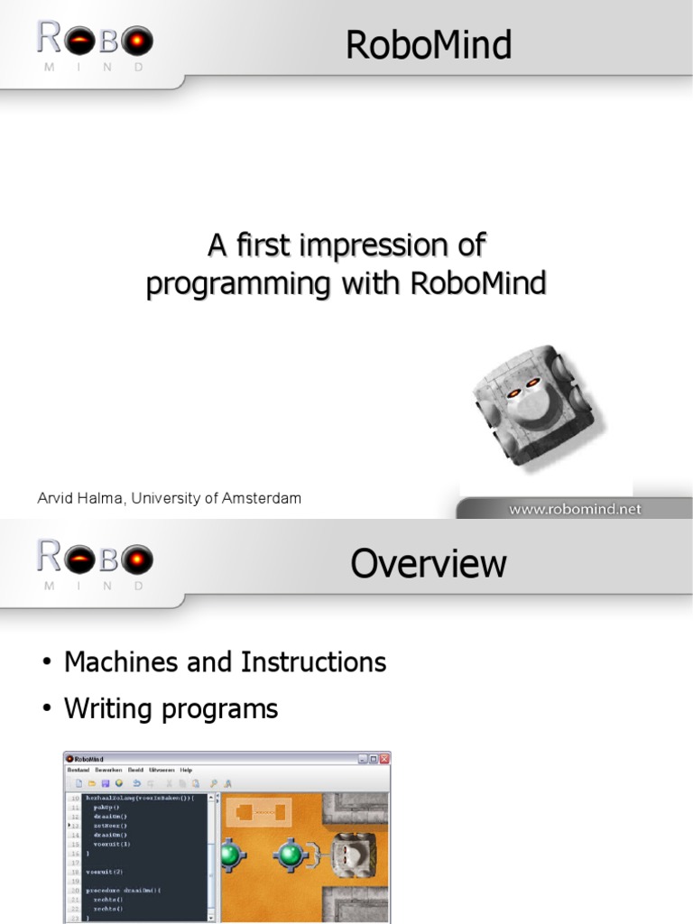 Tutorial Robomind | PDF | Human–Computer Interaction | Digital Technology
