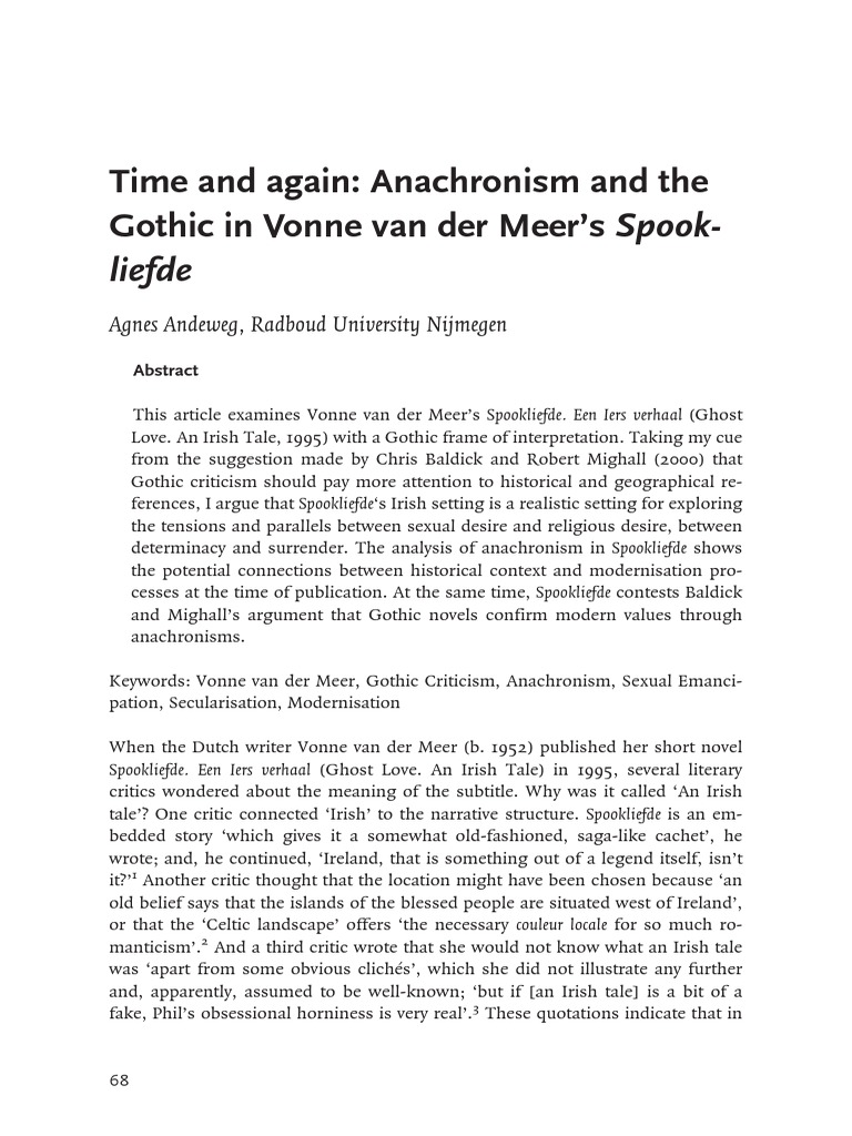 Dutch Literature | PDF | Gothic Fiction | Novels