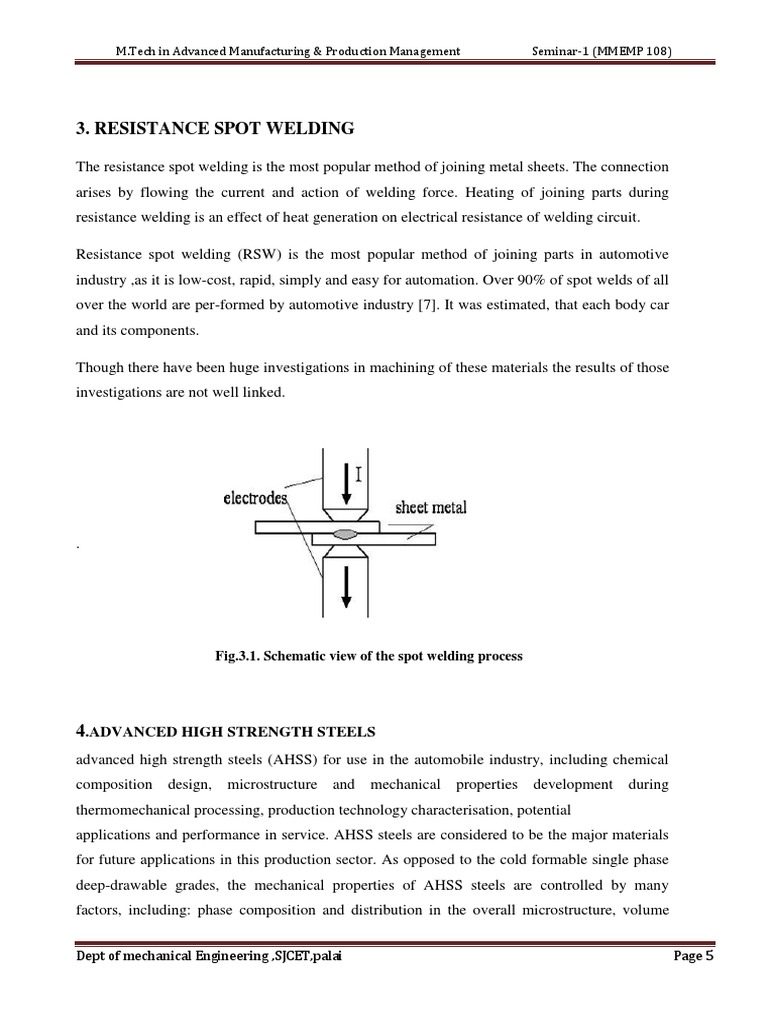 Resistance Welding | Welding | Strength Of Materials