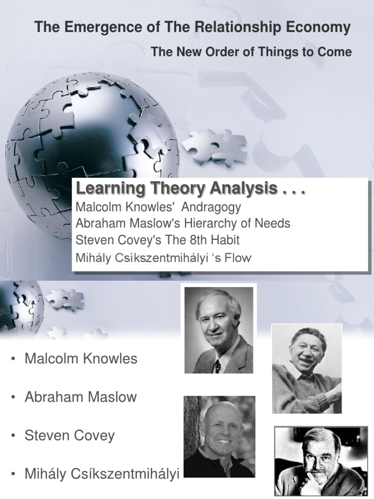 Learning Theory Analysis - . .: The Emergence of The Relationship Economy | PDF | Self ...