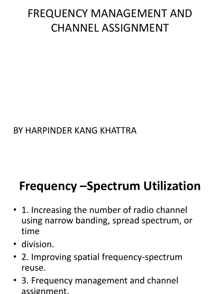 Fixed and Dynamic Assignment | PDF | Cellular Network | Electronics