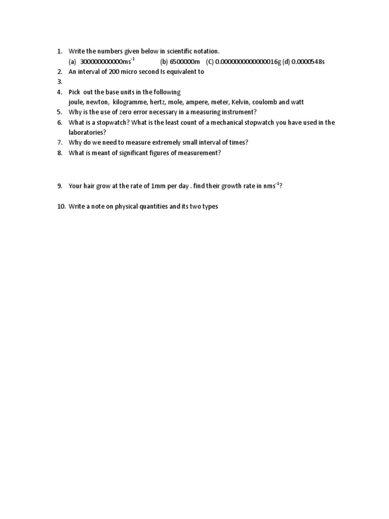 Class 9th Math Test PDF
