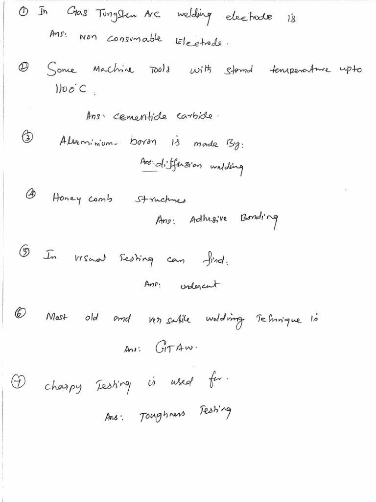 NDT Basic Questions PDF | PDF