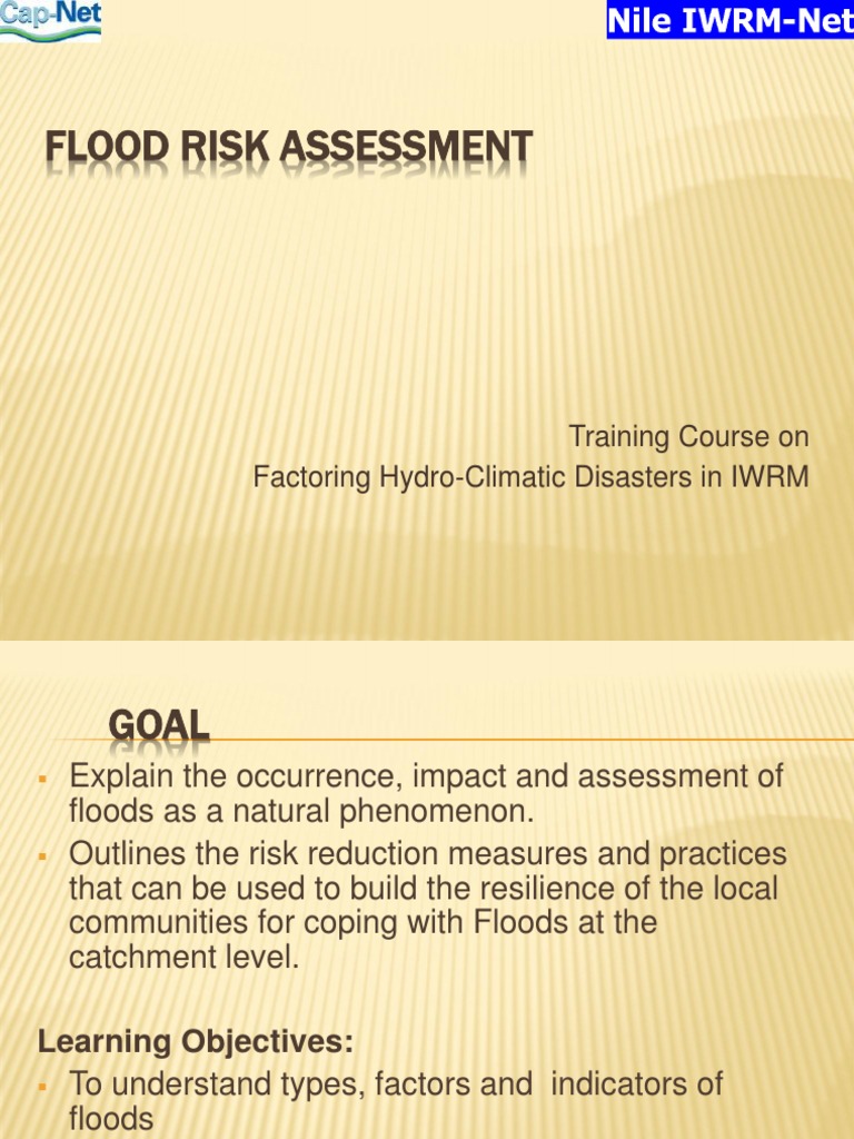 Module 5 Flood Risk Assessment | PDF | Flood | Risk Management