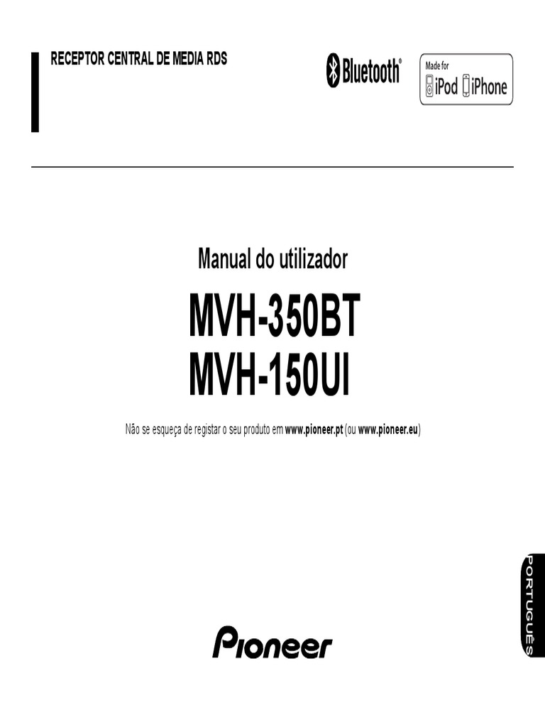 Manual Autorádio Pioneer | PDF | iPod | Bluetooth
