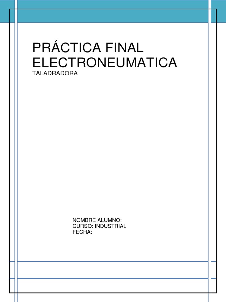 Práctica Electroneumatica | PDF