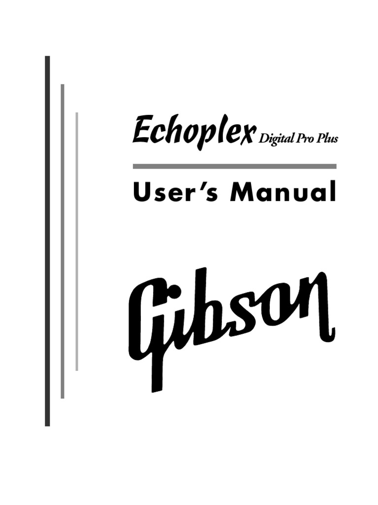 Echoplex Plus Manual 12 | PDF