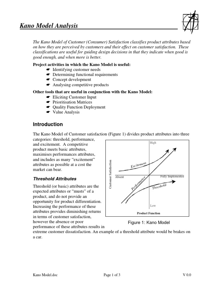 Kano Model of VOC | PDF | Business | Business Economics
