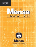 Mensa Workout | PDF | Nature