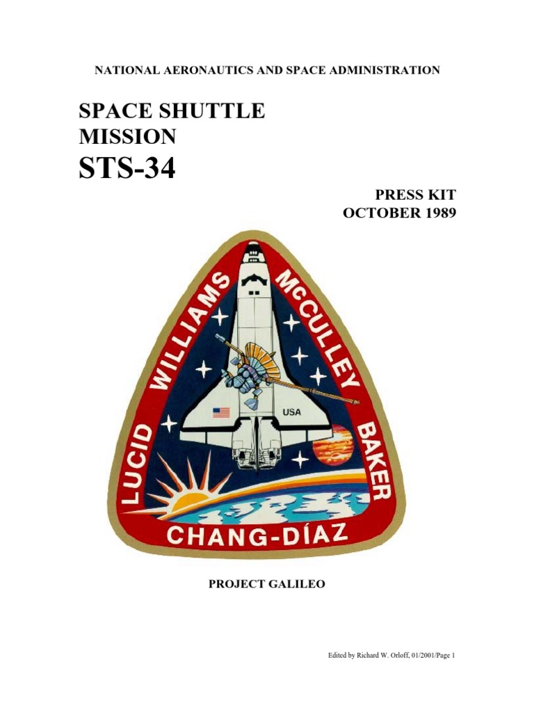 NASA Space Shuttle STS-34 Press Kit | PDF