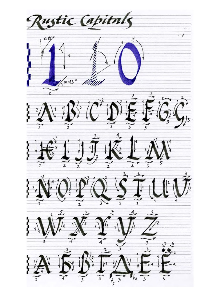 Calligraphy Tables SM | PDF