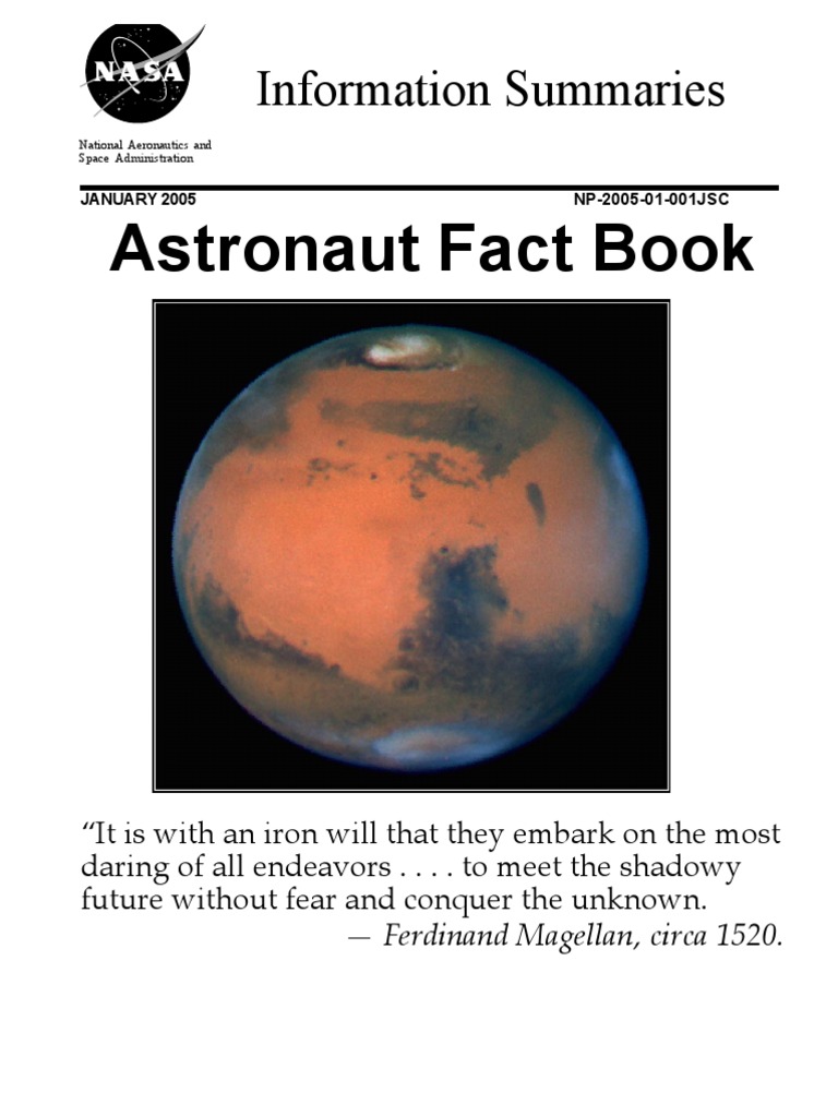 NASA Astronaut Fact Book 2005 | PDF