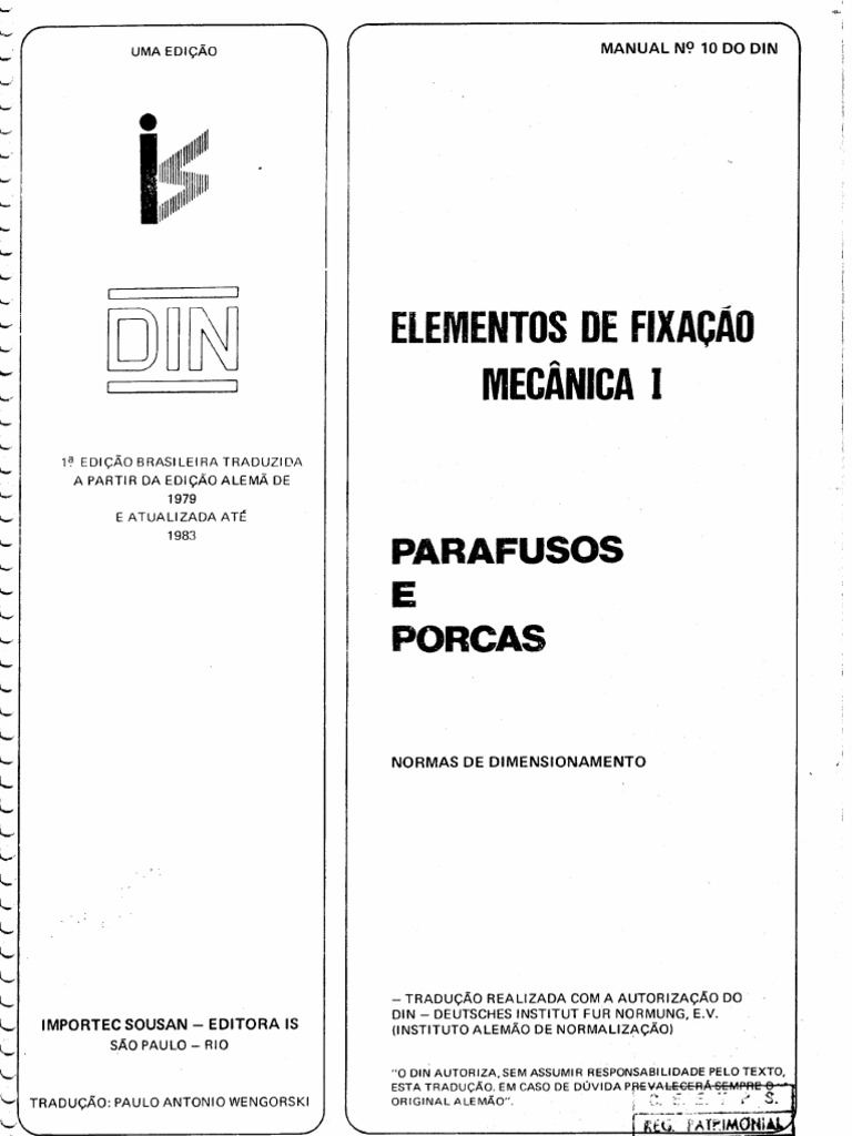 DIN Standards - Fasteners | PDF