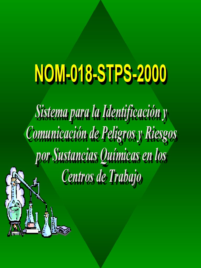 Nom 018 Stps Diapositivas | PDF | Cáncer | Toxicidad