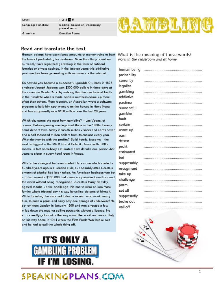 Gambling | Gambling | Casino | Free 30-day Trial | Scribd