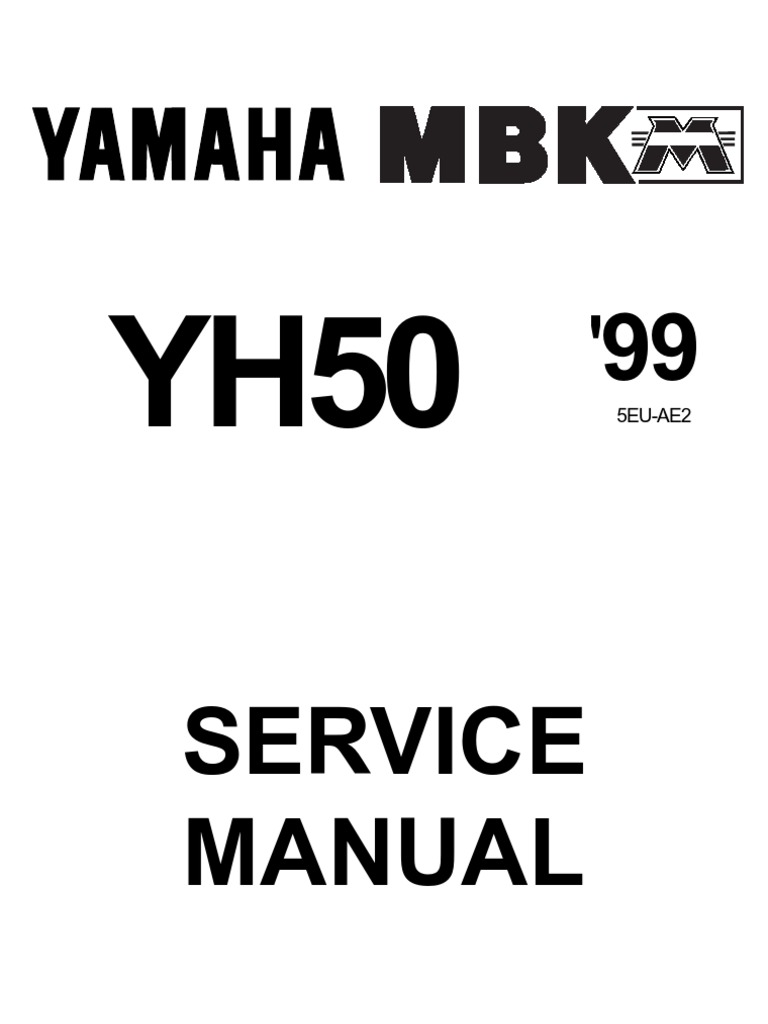 Yamaha YH50 19992006 EN | PDF | Ignition System | Piston