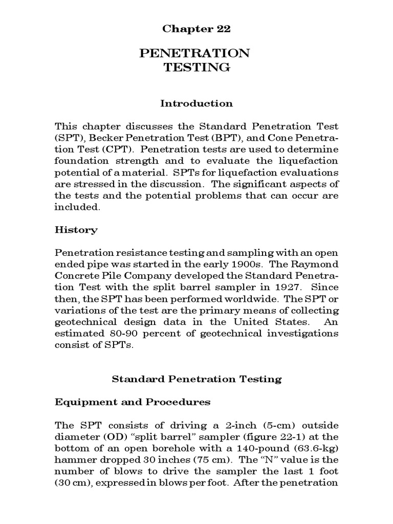 Penetration Testing Methods Explained | PDF | Casing (Borehole ...