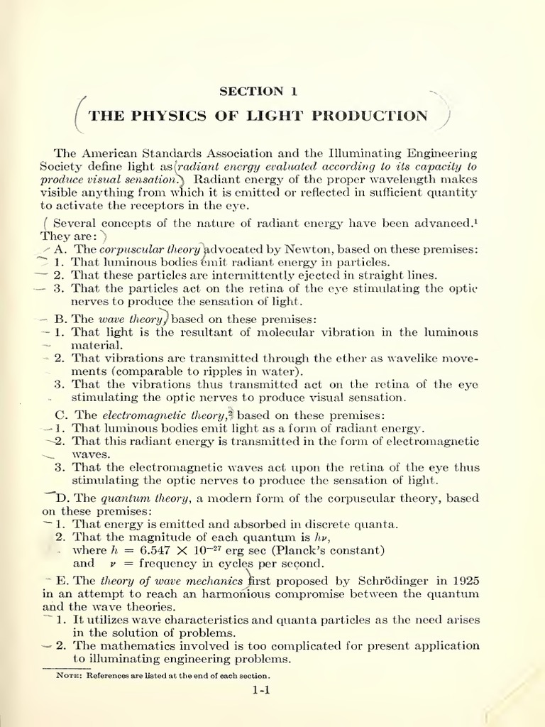 IES Lighting Handbook | PDF | Light | Waves