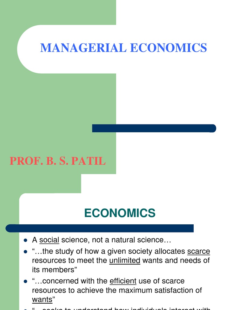 Managerial Economics | PDF | Supply (Economics) | Economic Equilibrium