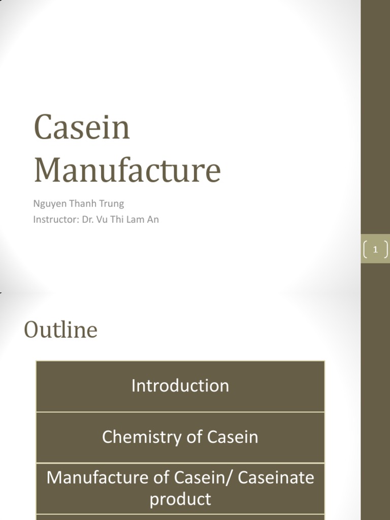 Casein Production and Applications | PDF | Milk | Dairy