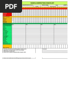 Daily Inspection Checklist For Diesel Tanker | PDF