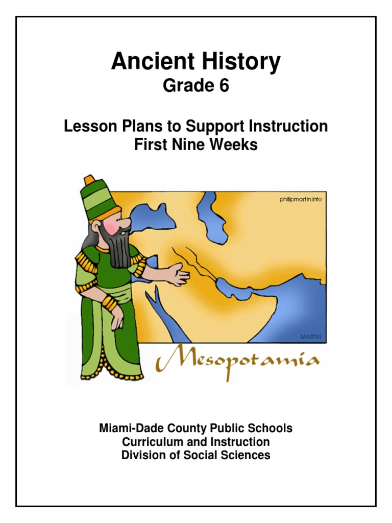 6th Grade World History Lesson Plans | PDF | Anno Domini | Geography