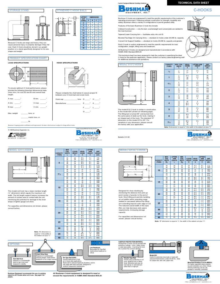 Bushman C Hook | PDF | Technology & Engineering