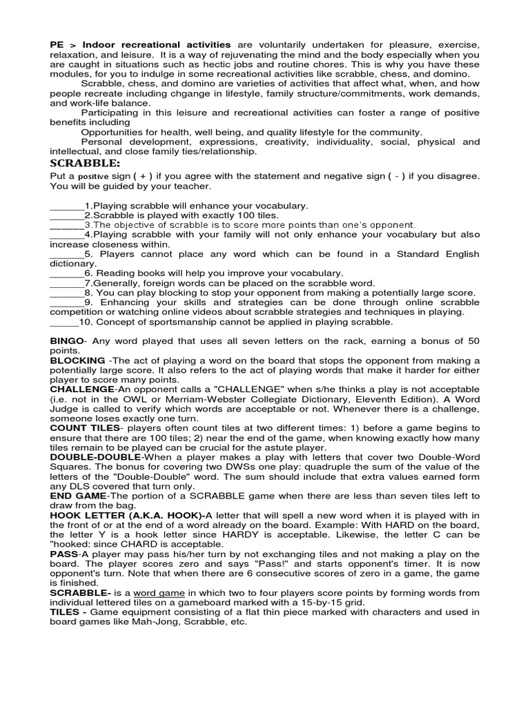 PE Board Games | Download Free PDF | Chess | Board Games