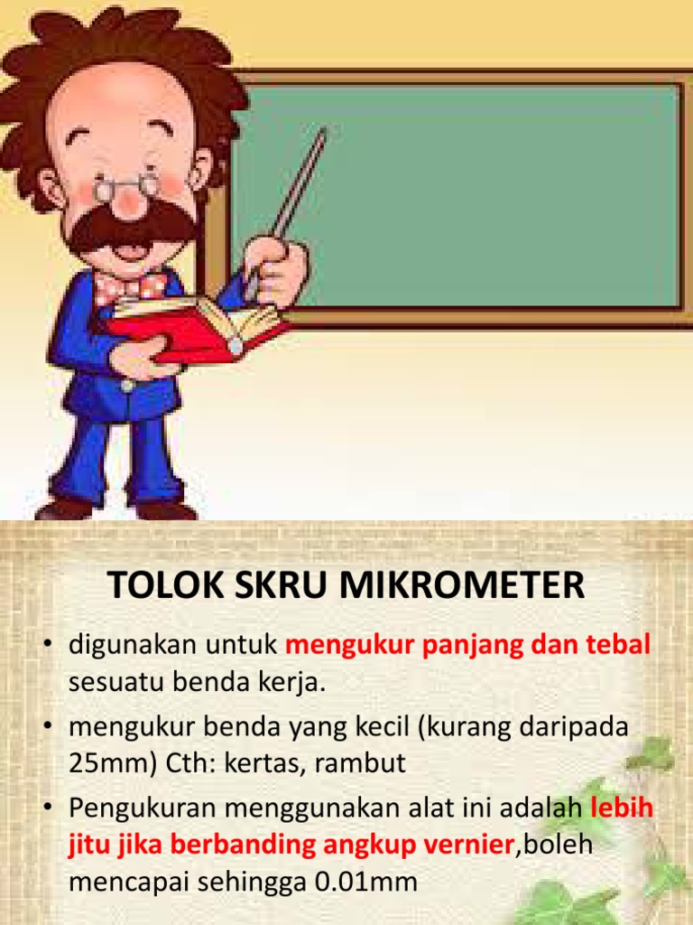 Tolok Skru Mikrometer | PDF