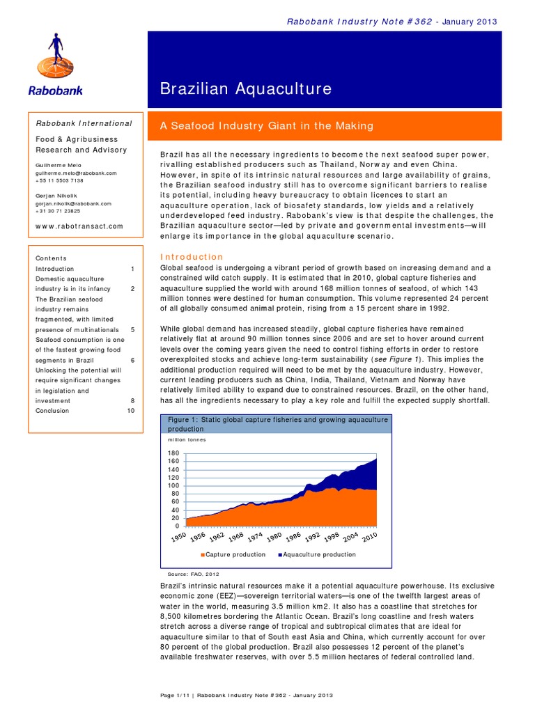 Rabobank IN362 Brazilian Aquaculture Melo and Nikolik January 2013 ...