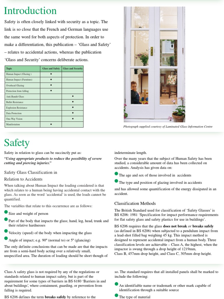 Glass and Safety | PDF | Glasses | Amorphous Solid