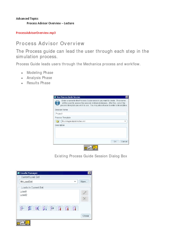 167 - Process Advisor Overview | PDF | Dialog Box | Hyperlink