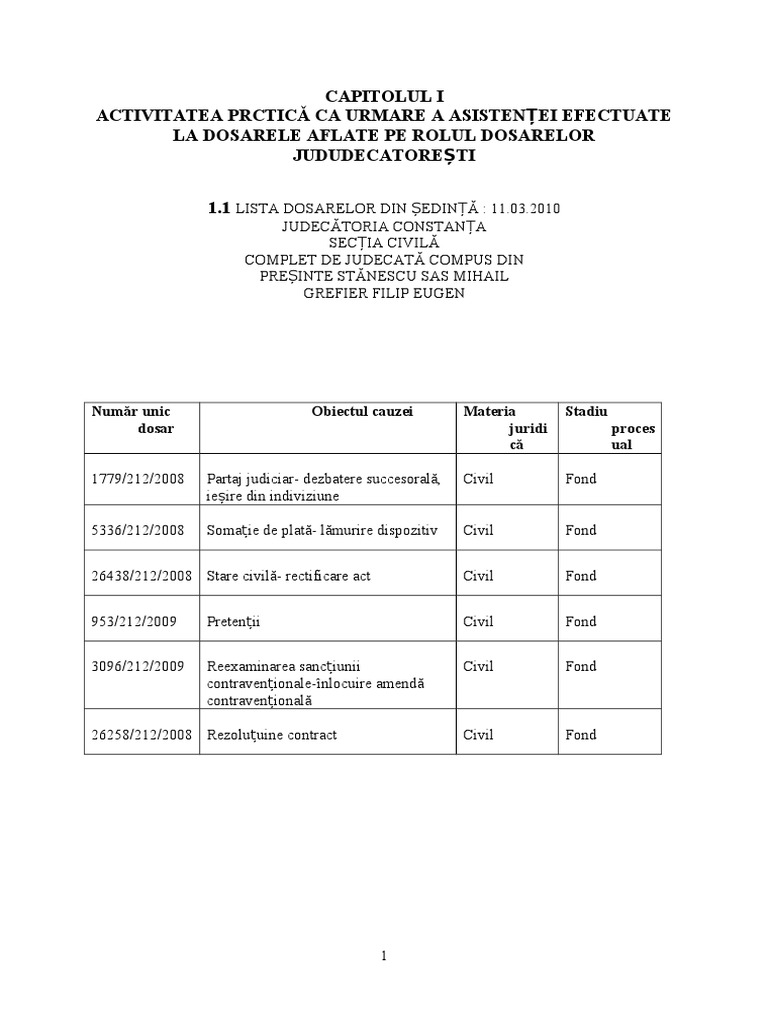 Caiet de Practica | PDF