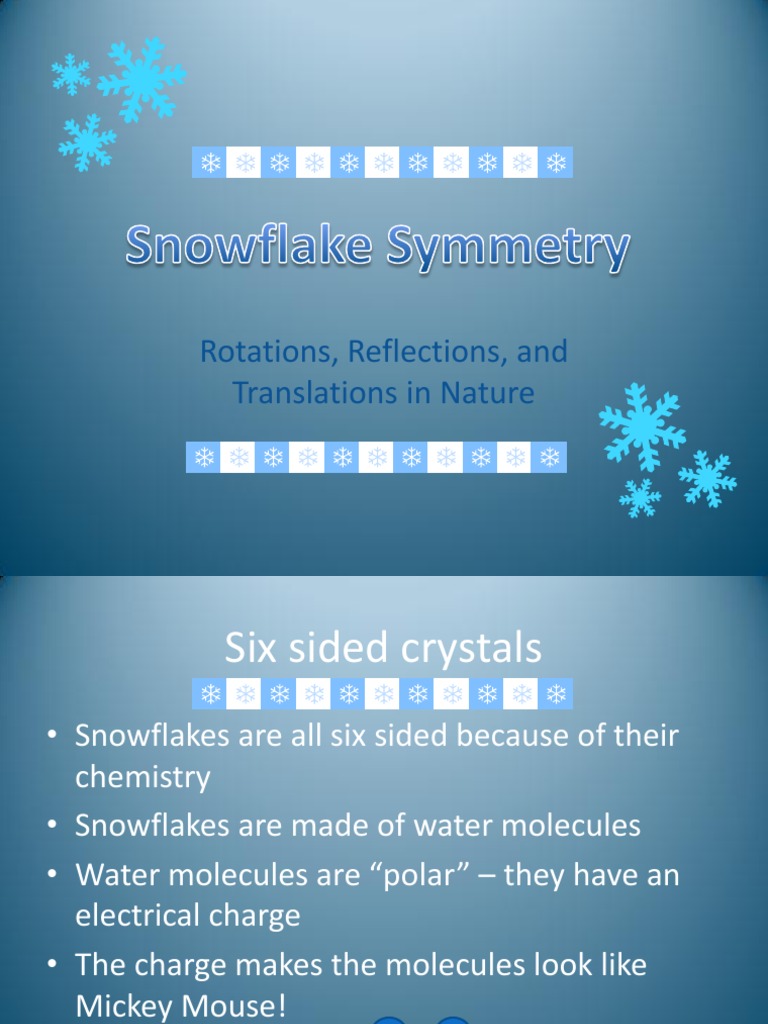 Rotations, Reflections, and Translations in Nature | PDF