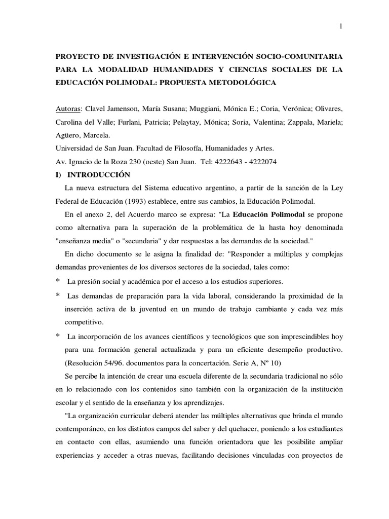 PROYECTO DE INVESTIGACIÓN E INTERVENCIÓN SOCIO-COMUNITARIA.pdf ...