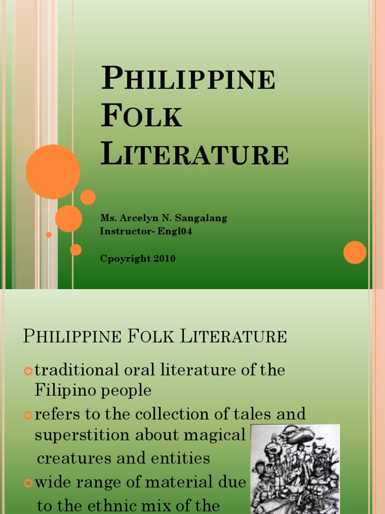 Philippine Folk Literature | Legendary Creatures | Traditional Stories