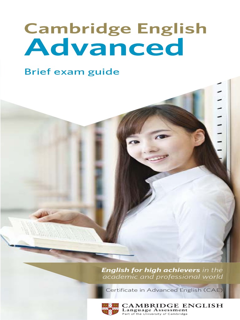 Cambridge English Advanced DL Leaflet | PDF