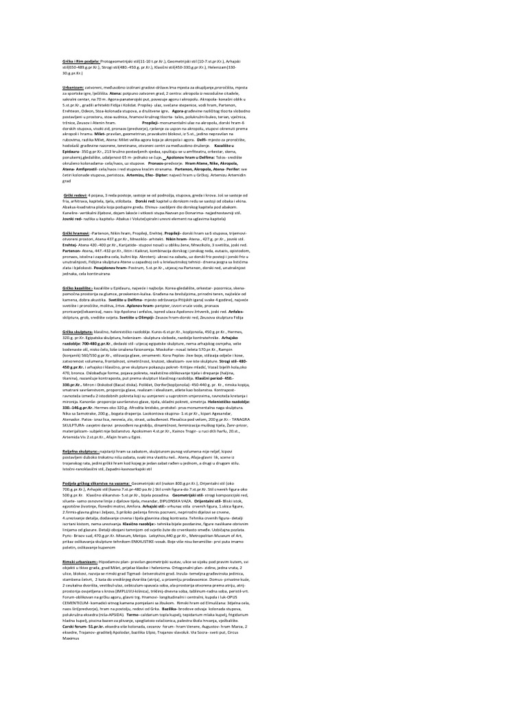 Likovni Skripta | PDF