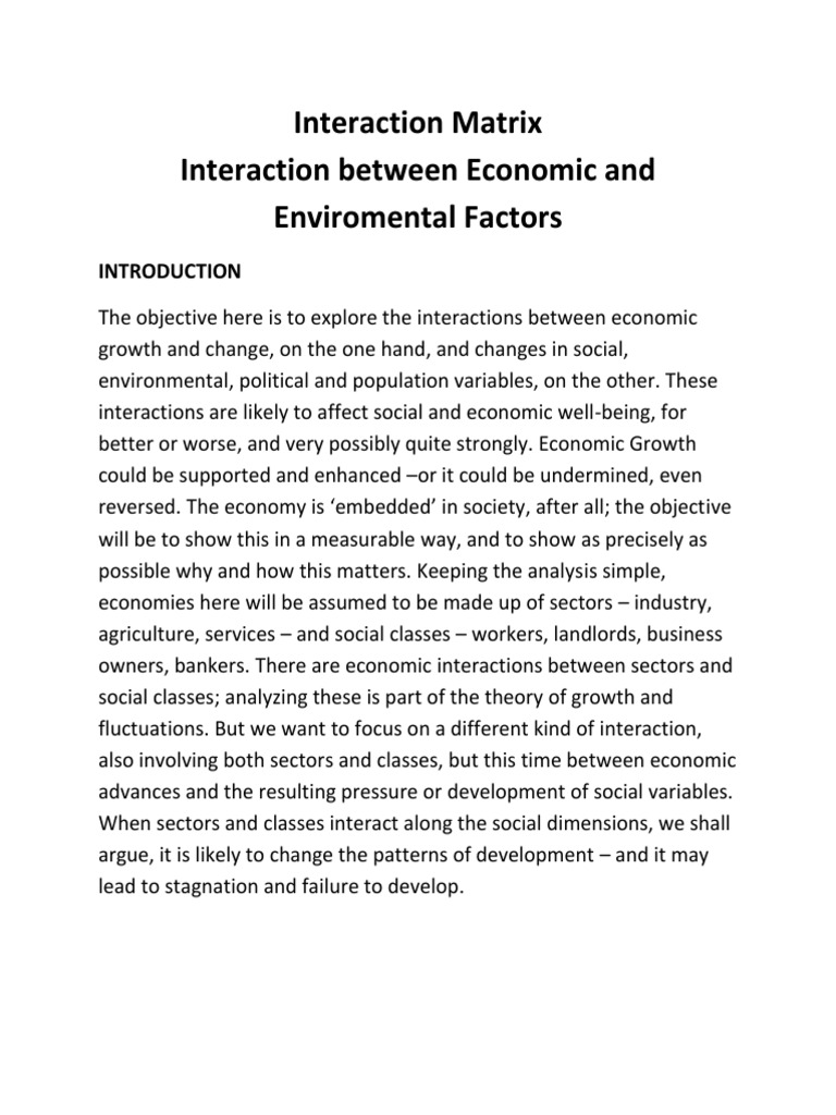 Understanding the Interconnected Relationship Between Economic Growth ...