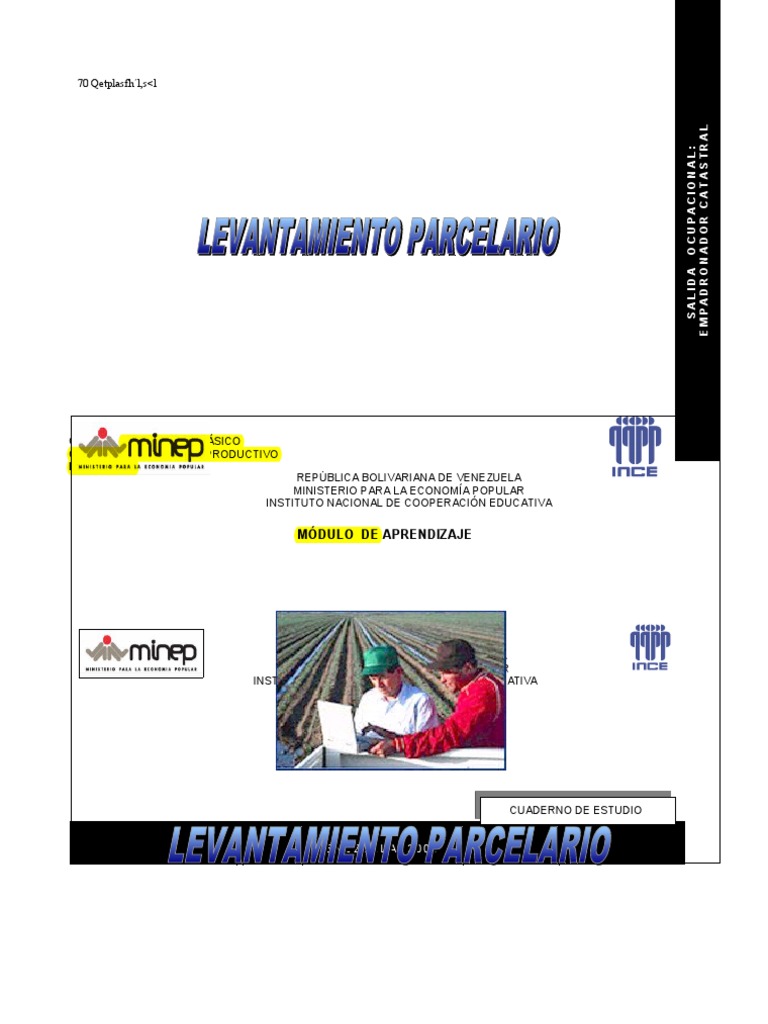 Levantamiento Parcelario | PDF | Propiedad | Mapa