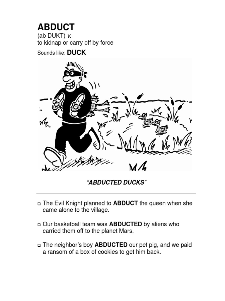 Vocabulary Cartoons Samples | PDF | Nature