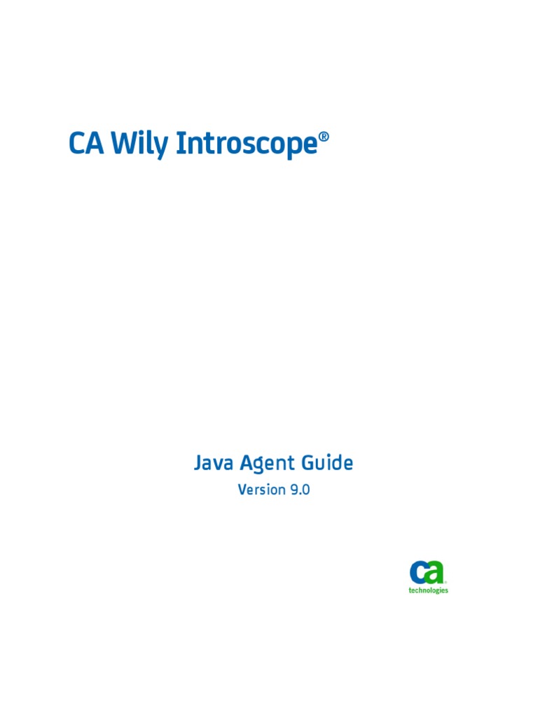 Ca Wily Introscope Pdf Java Programming Language Java Virtual
