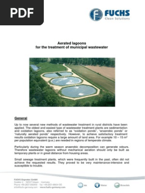 Rural Wastewater Oxidation Lagoon